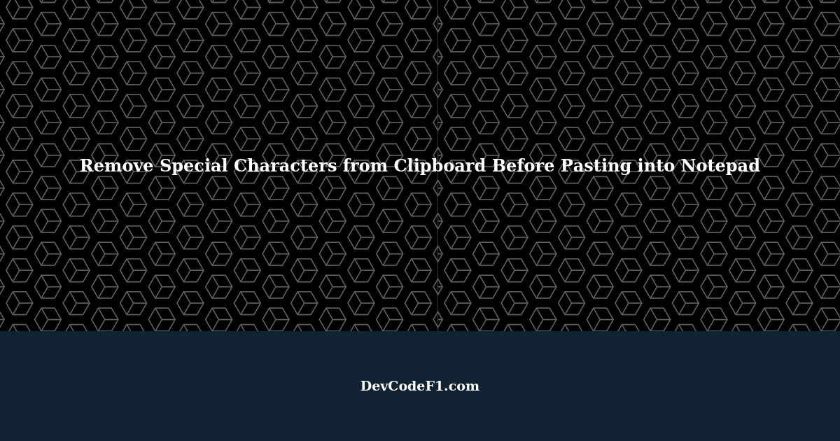 Remove Carriage Return, Linefeed, New Line Character, Space from ... Remove Carriage Return, Linefeed, New Line Character, Space from ...