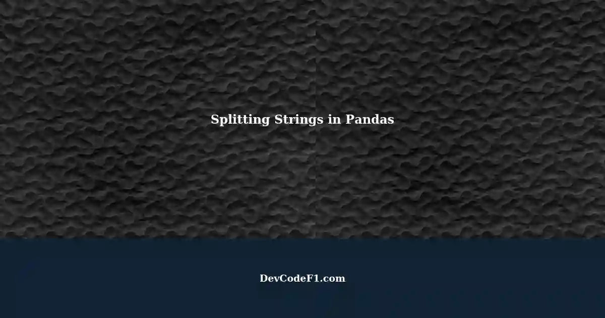 Splitting String Dataframe Columns In Pandas Without Delimiters