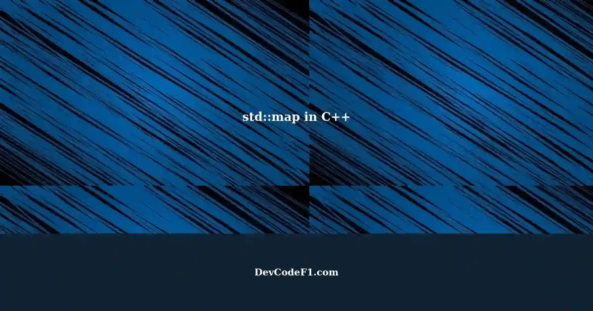 Understanding Std Map In C