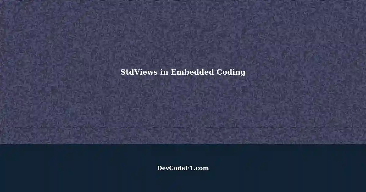 Simplifying Performance Intensive Loops With Std Ranges Views In Embedded Coding