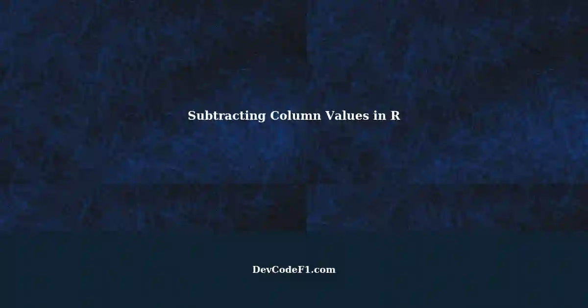 subtracting-multiple-column-values-across-rows-a-solution