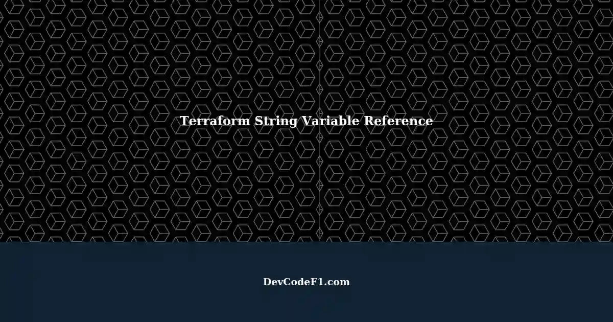 Terraform: Terraform Prevents Joining String Variable from Referencing ... Terraform: Terraform Prevents Joining String Variable from Referencing ...