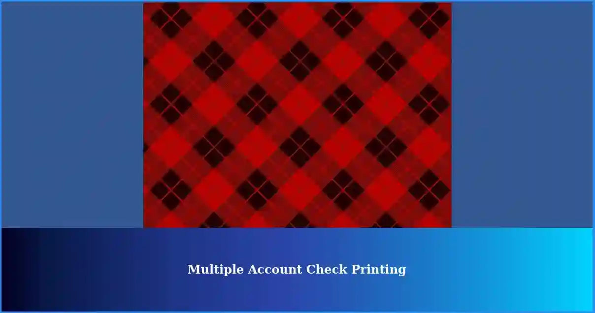Checking Account Printing: Ordering Multiple Accounts
