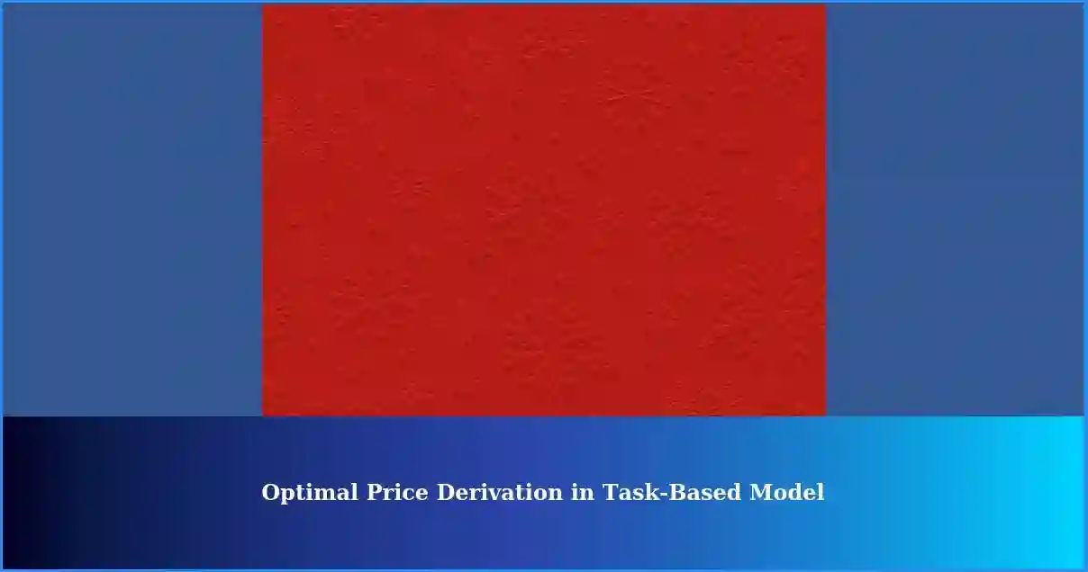 Deriving Optimal Price in Task-Based Model: Insights from QJE 2024