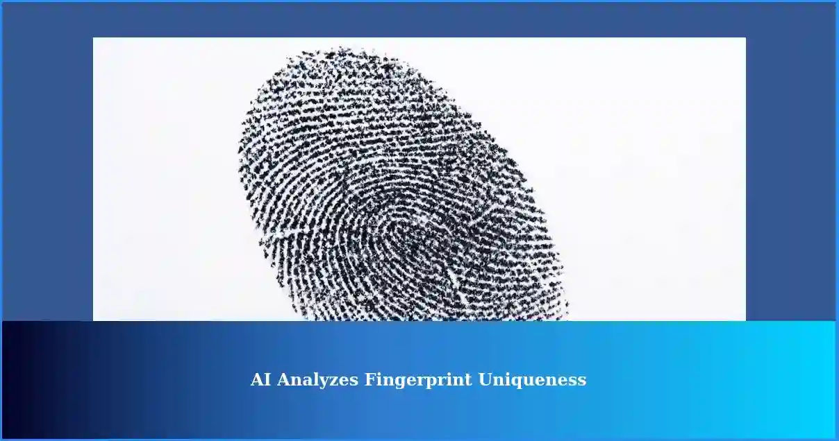 New AI Analysis of Fingerprints Challenges Uniqueness Assumption