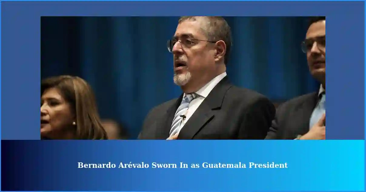 Bernardo Arévalo de Léon Takes Over Guatemala Presidency Amidst Controversy Bernardo Arévalo de Léon Takes Over Guatemala Presidency Amidst Controversy