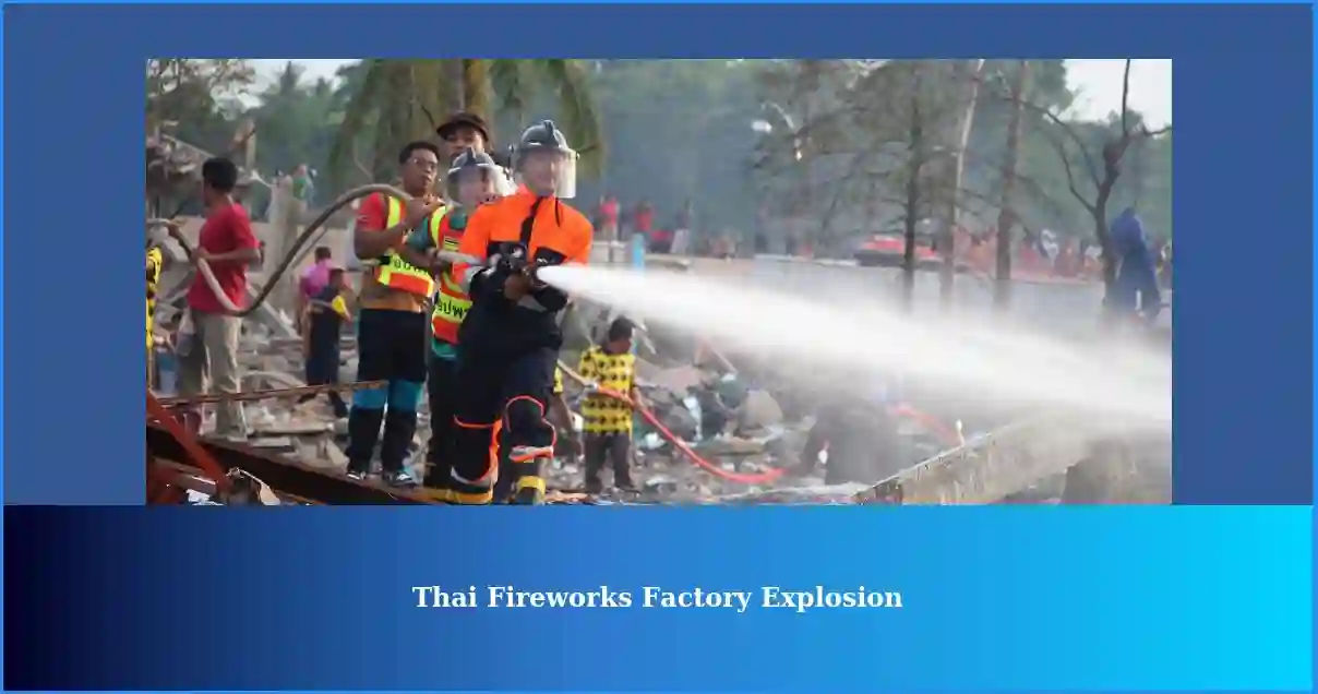 At Least 20 Dead After Explosion at Fireworks Factory in Thailand