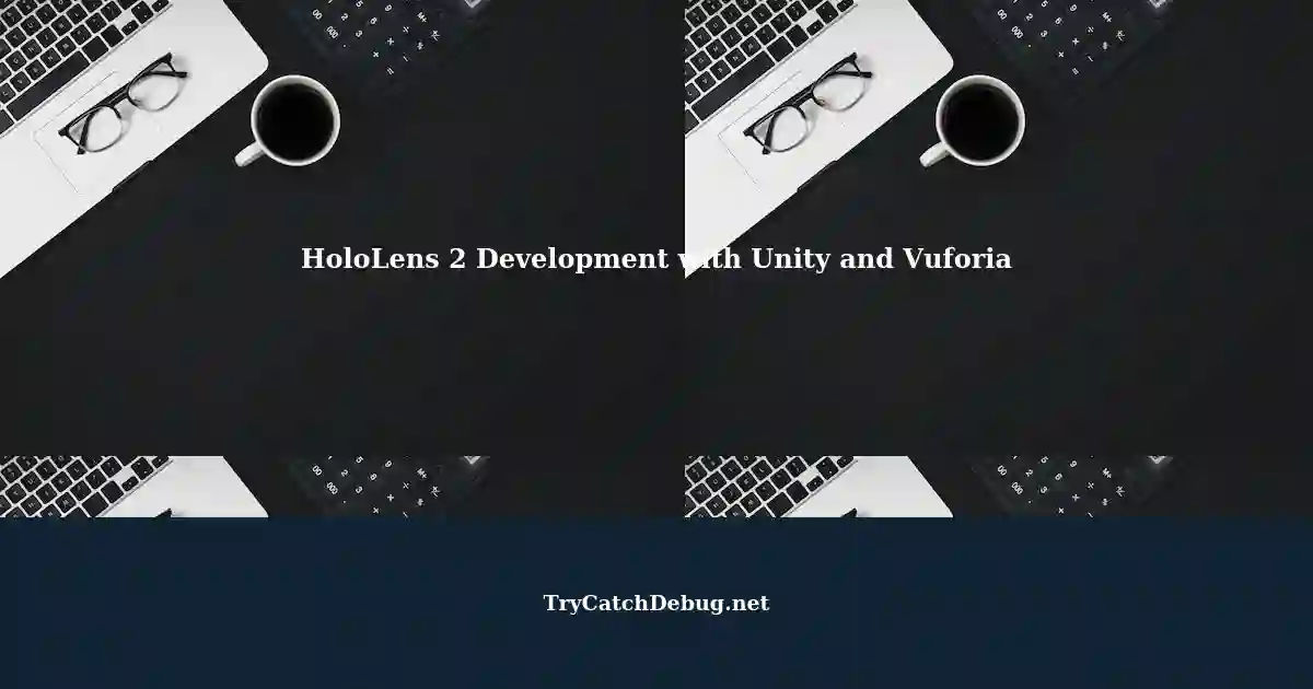 Getting Started With Hololens 2 Development Using Unity And Vuforia Engine