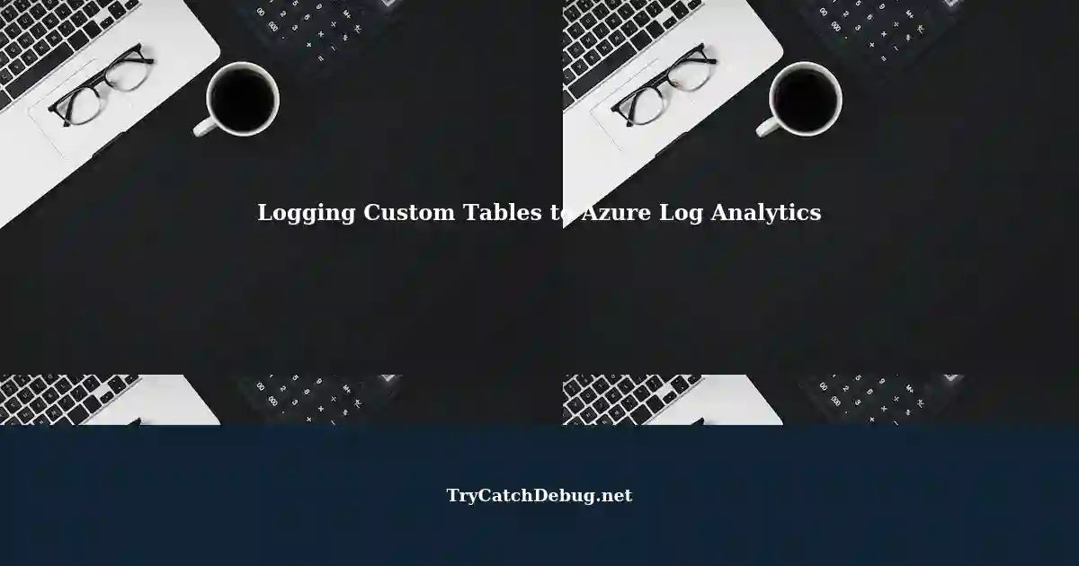 Sending Custom Tables Of Application Logs From Containerized Web App On Linux Os To Azure Log