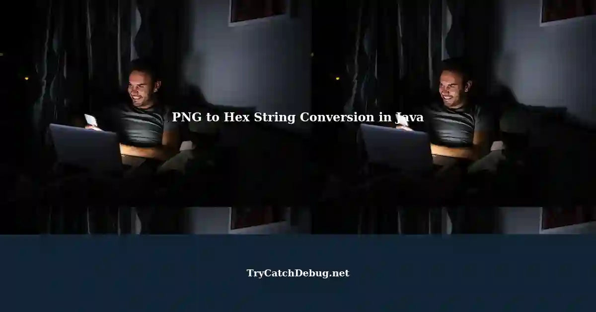Convert PNG Bitmap To Custom Hex String In Java