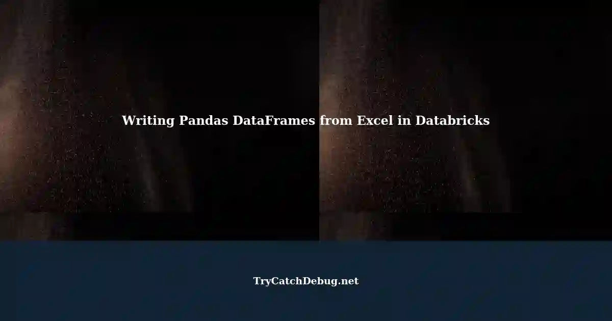 Writing Two Pandas DataFrames from Two Different Excel Files in ADLS ... Writing Two Pandas DataFrames from Two Different Excel Files in ADLS ...