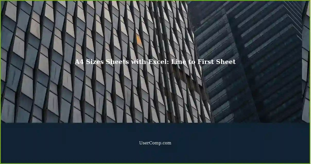 Generating PDF and Excel Sheets: How to Create A4 Sizes Sheets with Two ...