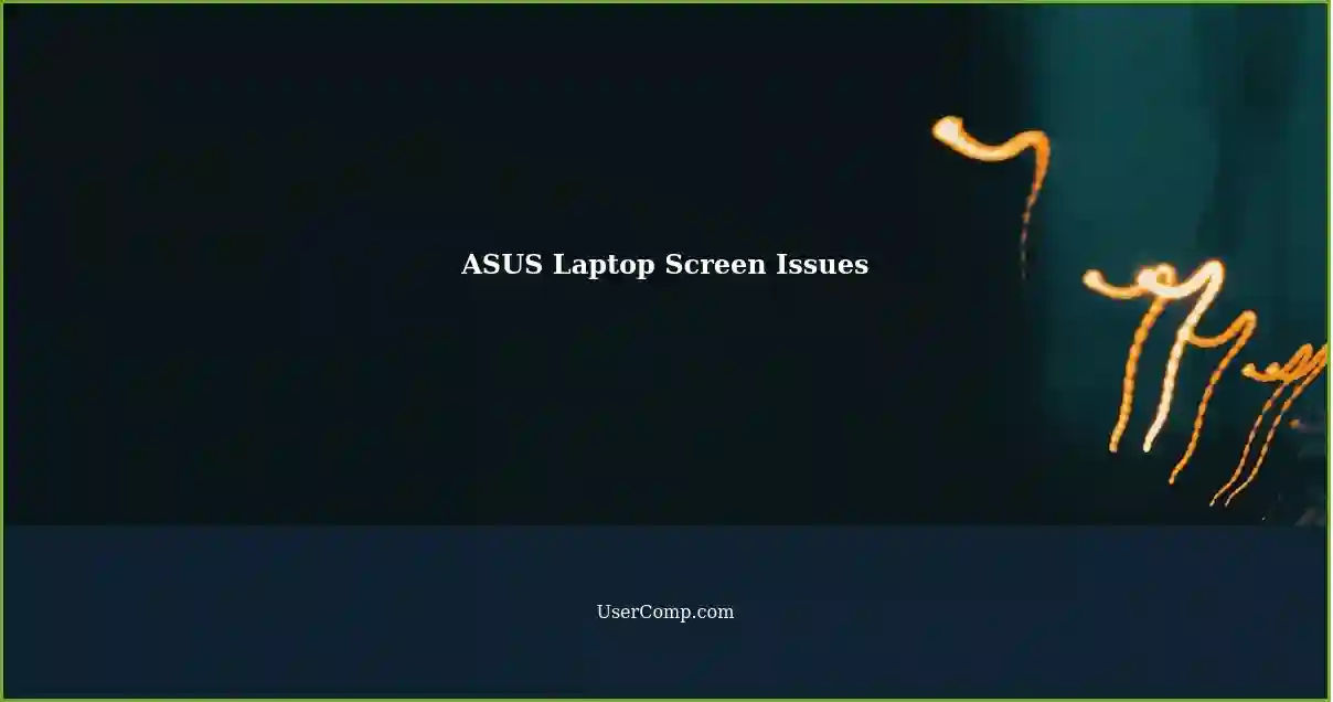 ASUS Laptop with Windows 11: Sudden Screen Blackouts and Pixelated Mouse