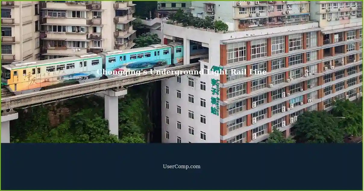 Building a Light Rail Line Inside a Residential Building in Chongqing ...