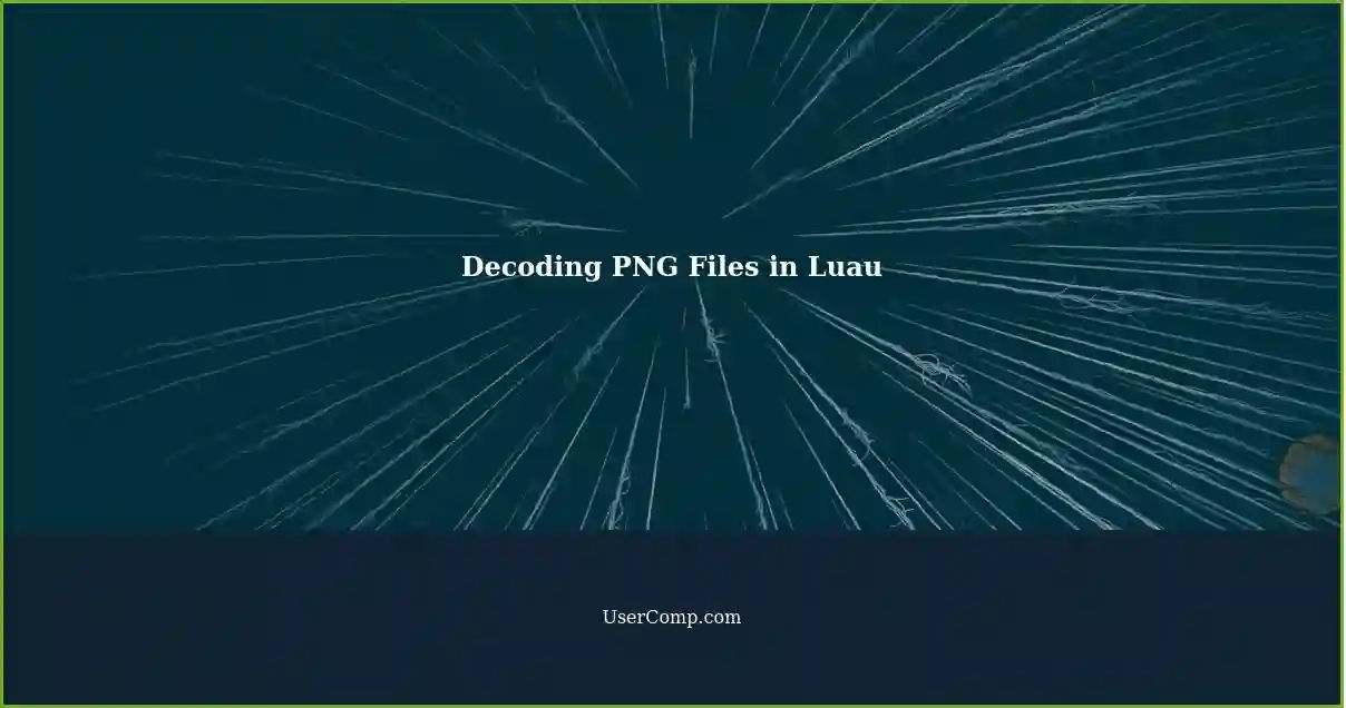 Stuck While Decoding PNG Files in Luau: A Filtering Issue