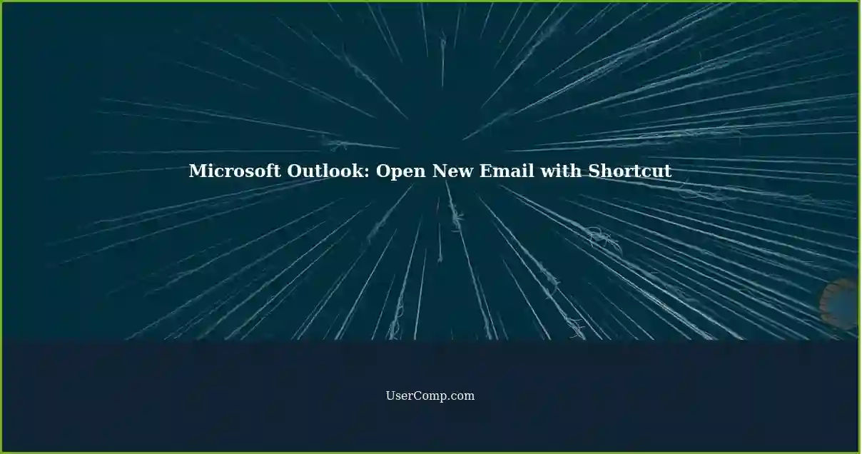Accessing the Latest Email in Microsoft Outlook: No Global Keyboard ...