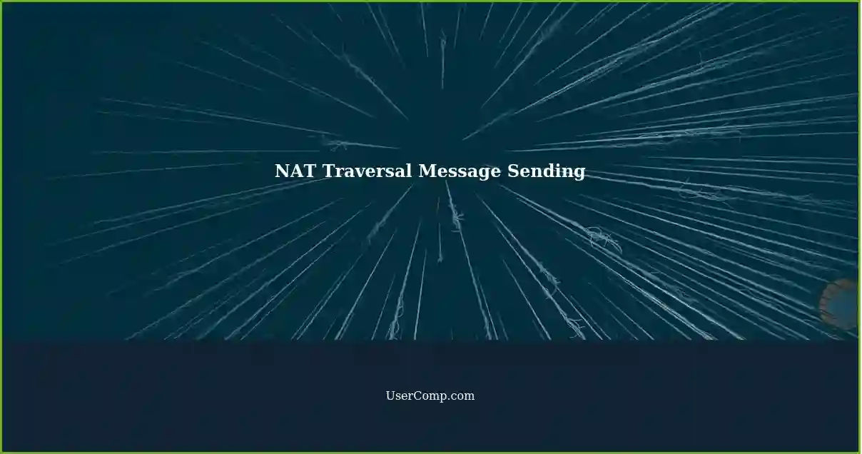 Central Server: Sending Messages to Clients with NAT Traversal using RFC