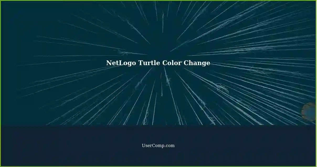 Change Turtle Color Based on Patch Touching in NetLogo