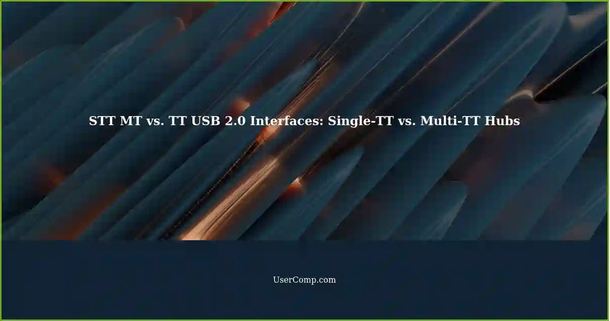 Understanding the Difference: STT MT vs. TT USB 2.0 Interfaces for ...