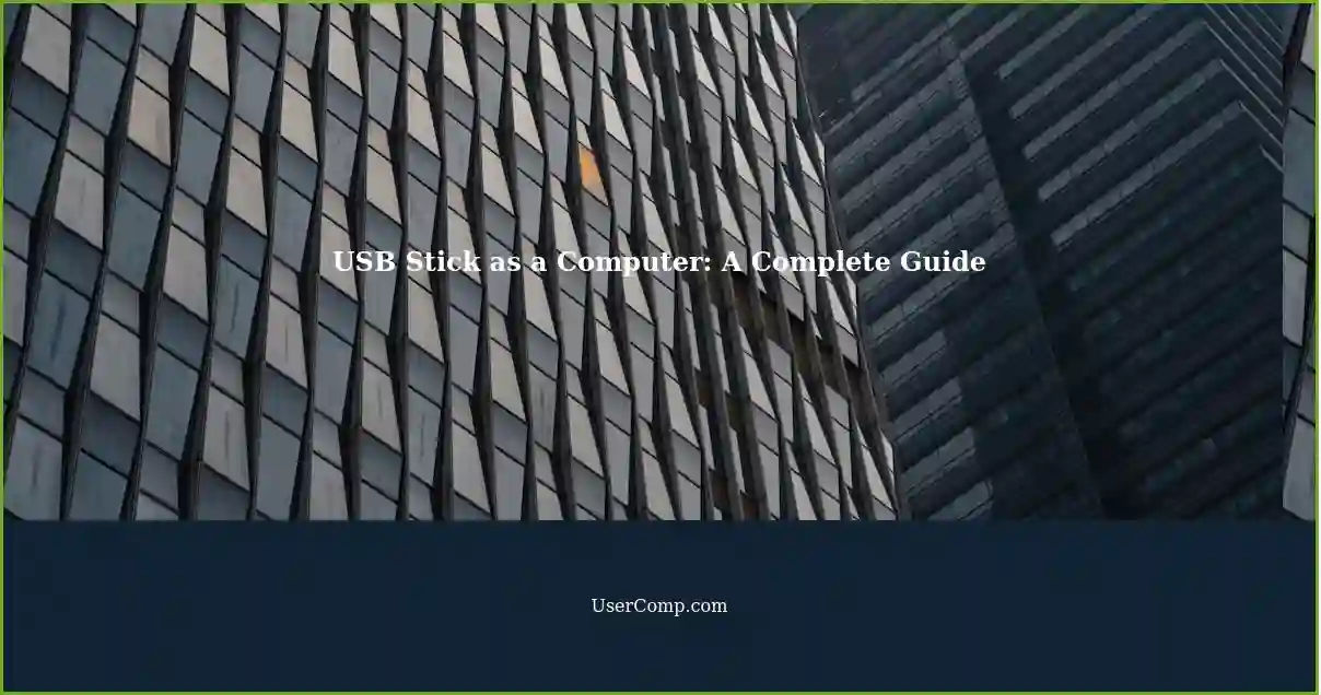Making a USB Stick Function Like a Fully-Fledged Computer: A ...