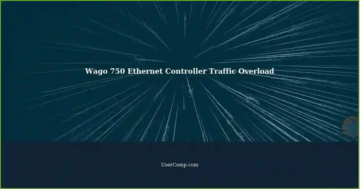 Wago 750 Ethernet Controller: Network Traffic Peaking at 38,000,000 ... Wago 750 Ethernet Controller: Network Traffic Peaking at 38,000,000 ...