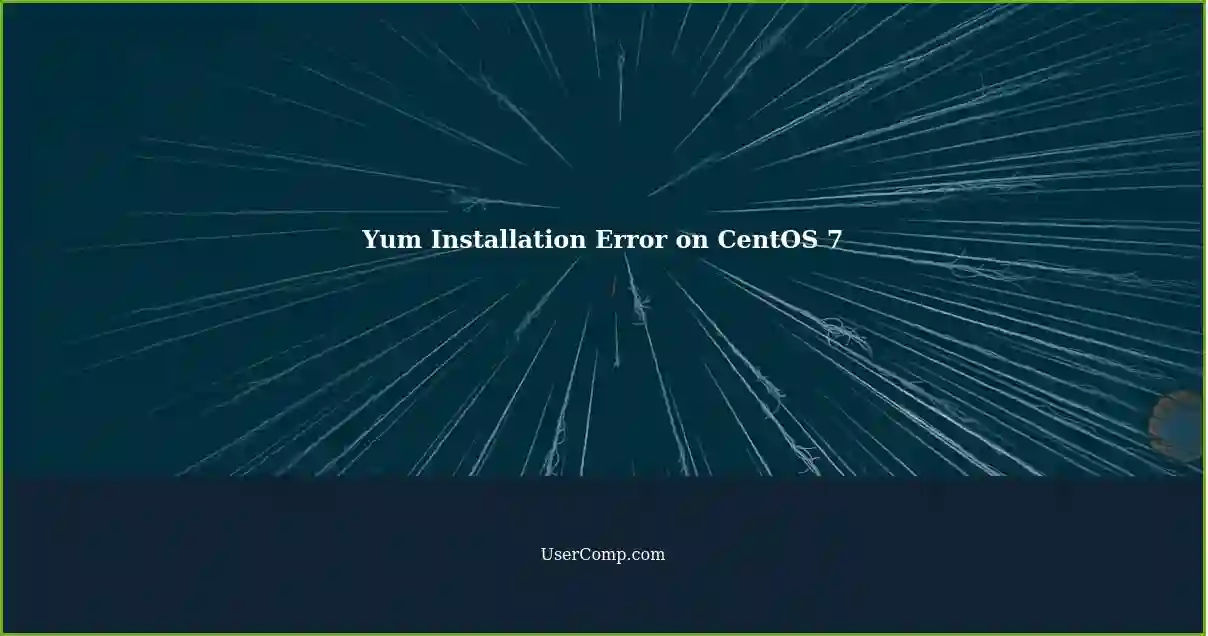 Troubleshooting Yum Installation Error: 'Could not retrieve mirrorlist ... Troubleshooting Yum Installation Error: 'Could not retrieve mirrorlist ...