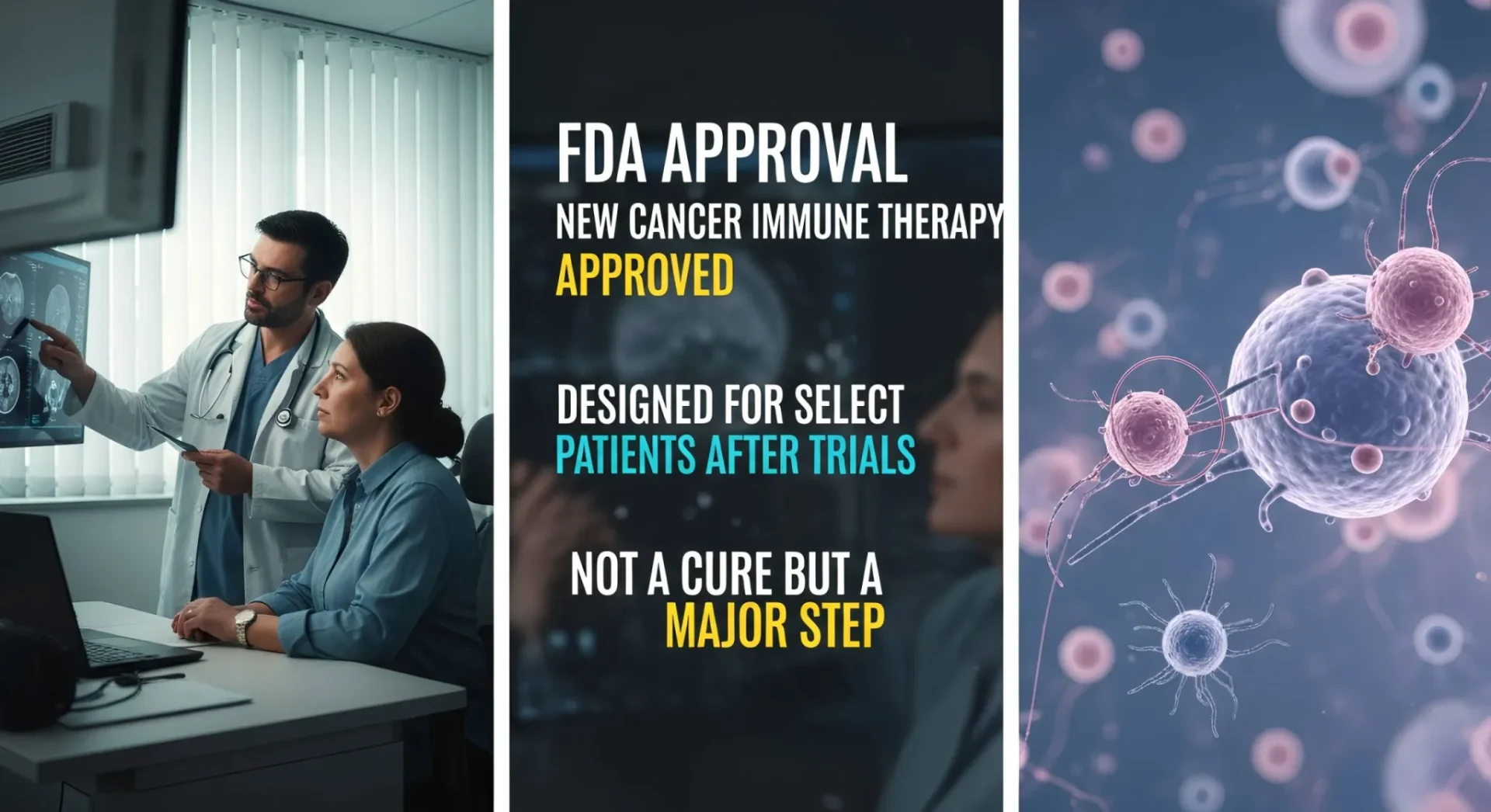 How FDA Approves a New Cancer Immune Therapy shows up and what