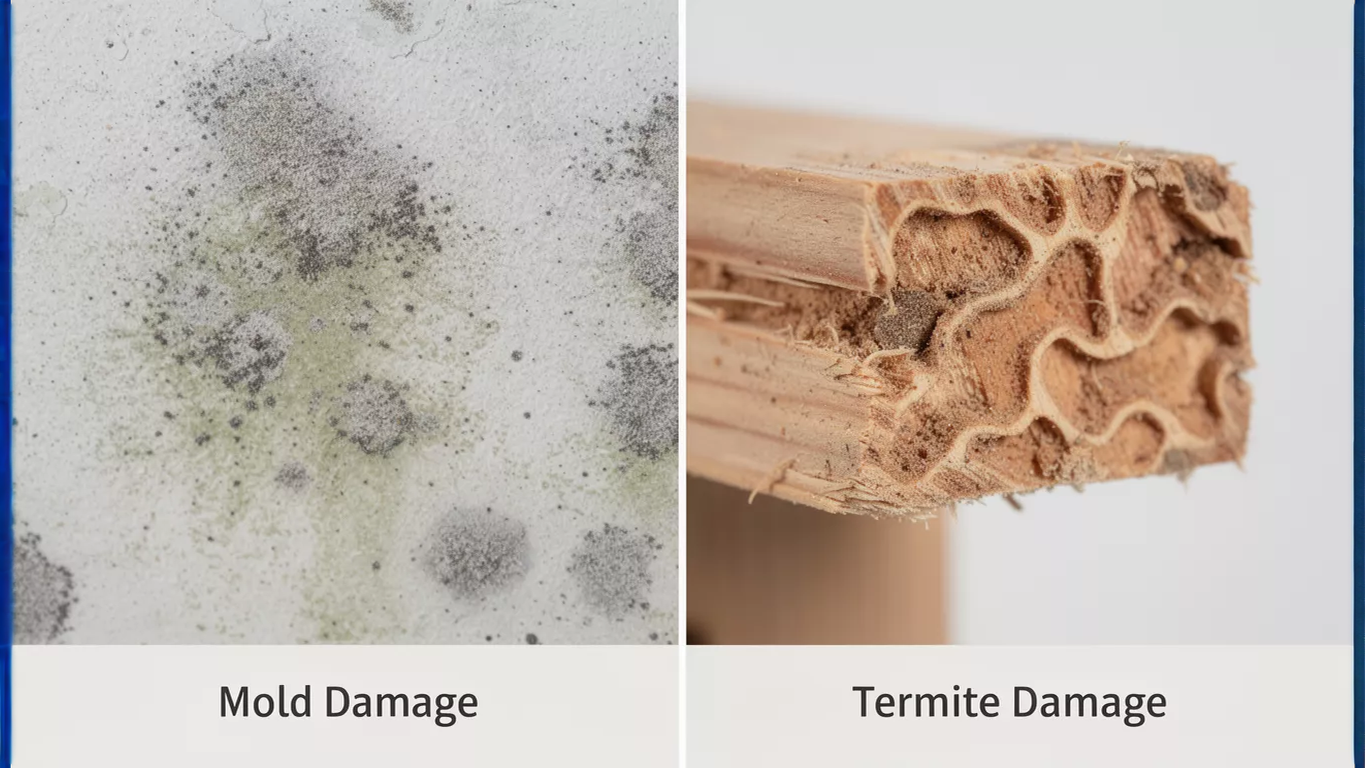 When Mold Damage vs Termite Damage in Homes becomes risky in real