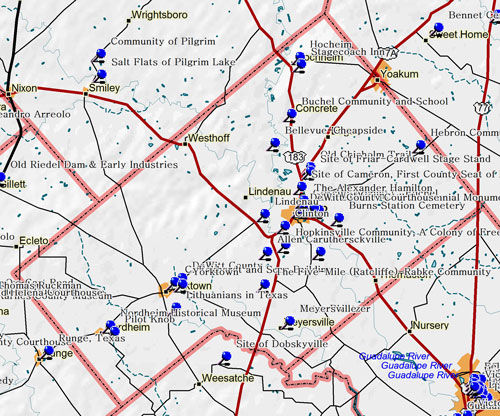 De Witt County Historical Markers | Fort Tours