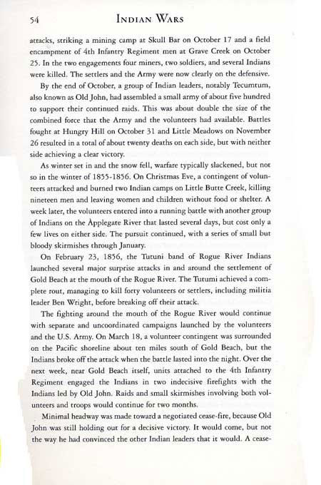 Rogue River War - Fort Tours