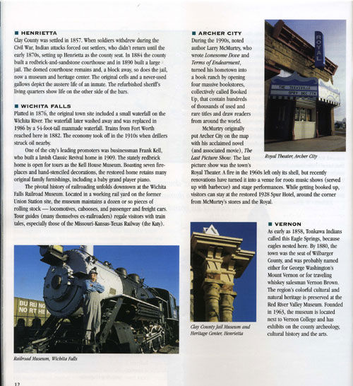 Texas Lakes Trail Brochure - Fort Tours