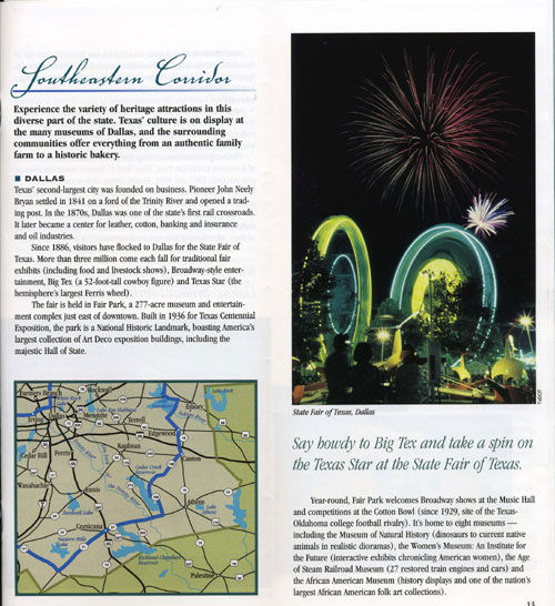 Texas Lakes Trail Brochure - Fort Tours