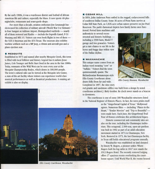 Texas Lakes Trail Brochure - Fort Tours