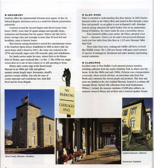 Texas Lakes Trail Brochure - Fort Tours