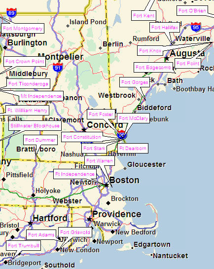 Northern Early American/Colonial Forts - Fort Tours