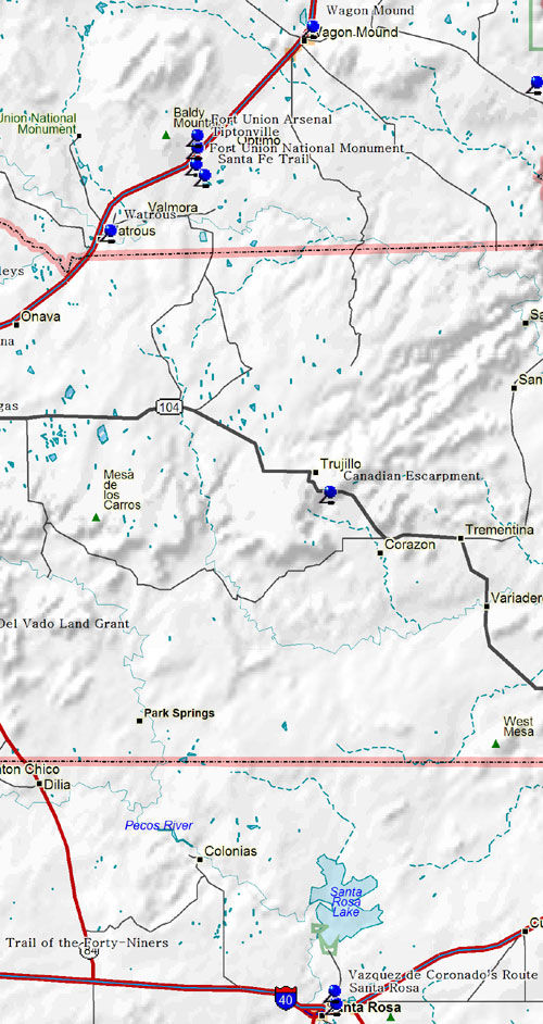 Southcentral Part of Northeastern New Mexico Historical Markers | Fort ...