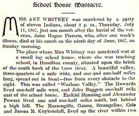 Murder of Miss Ann Whitney, Mr. Standley and Wounding and Capture of ...