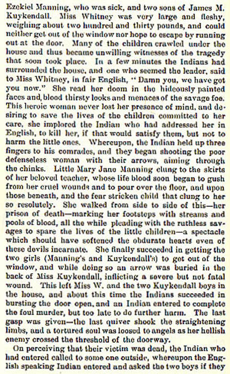 Murder of Miss Ann Whitney, Mr. Standley and Wounding and Capture of ...
