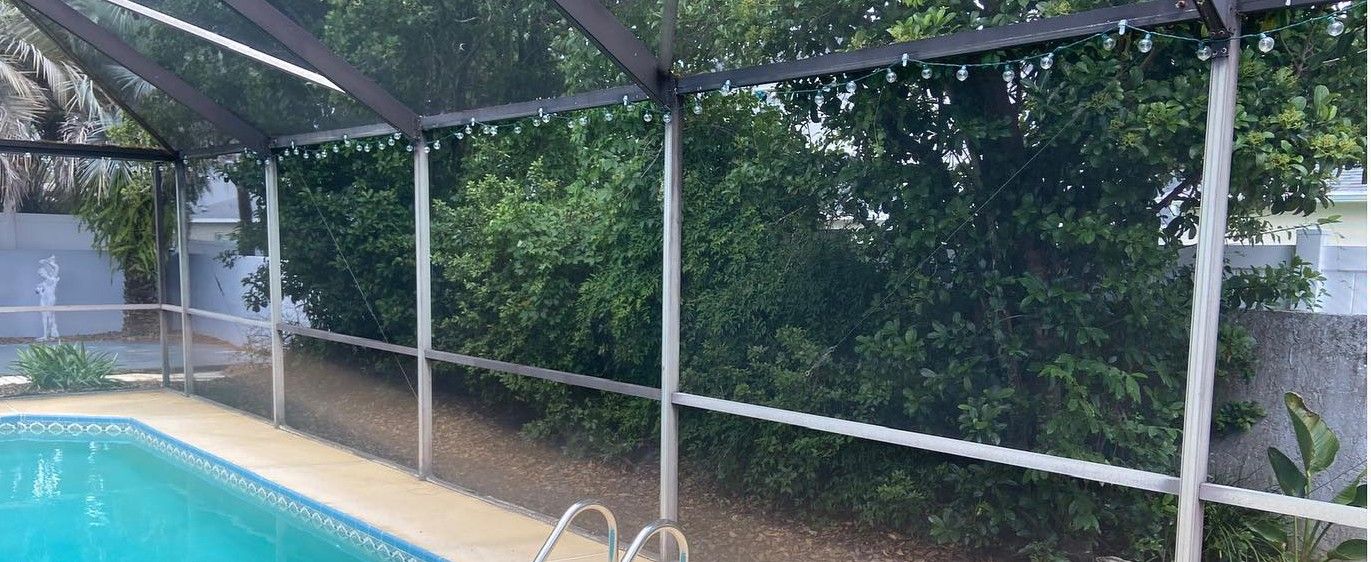 Pool Enclosure Cleaning Services | Top Dog Pressure Washing