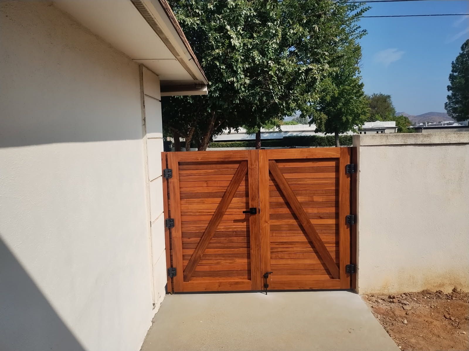 Installation of Custom Wooden Gates | Tucker General Construction (TGC)