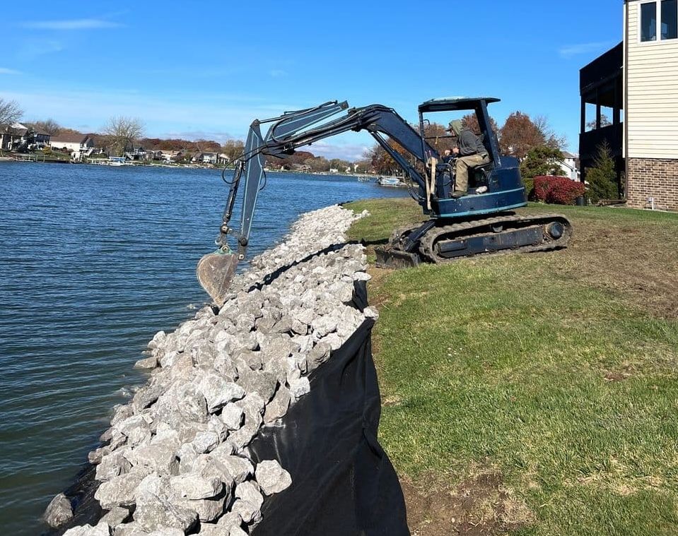Bank Stabilization Services | Marine Construction - Lakefront Solutions LLC