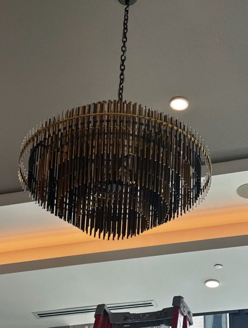Chandelier Installation Services | Charles R Morton Electric