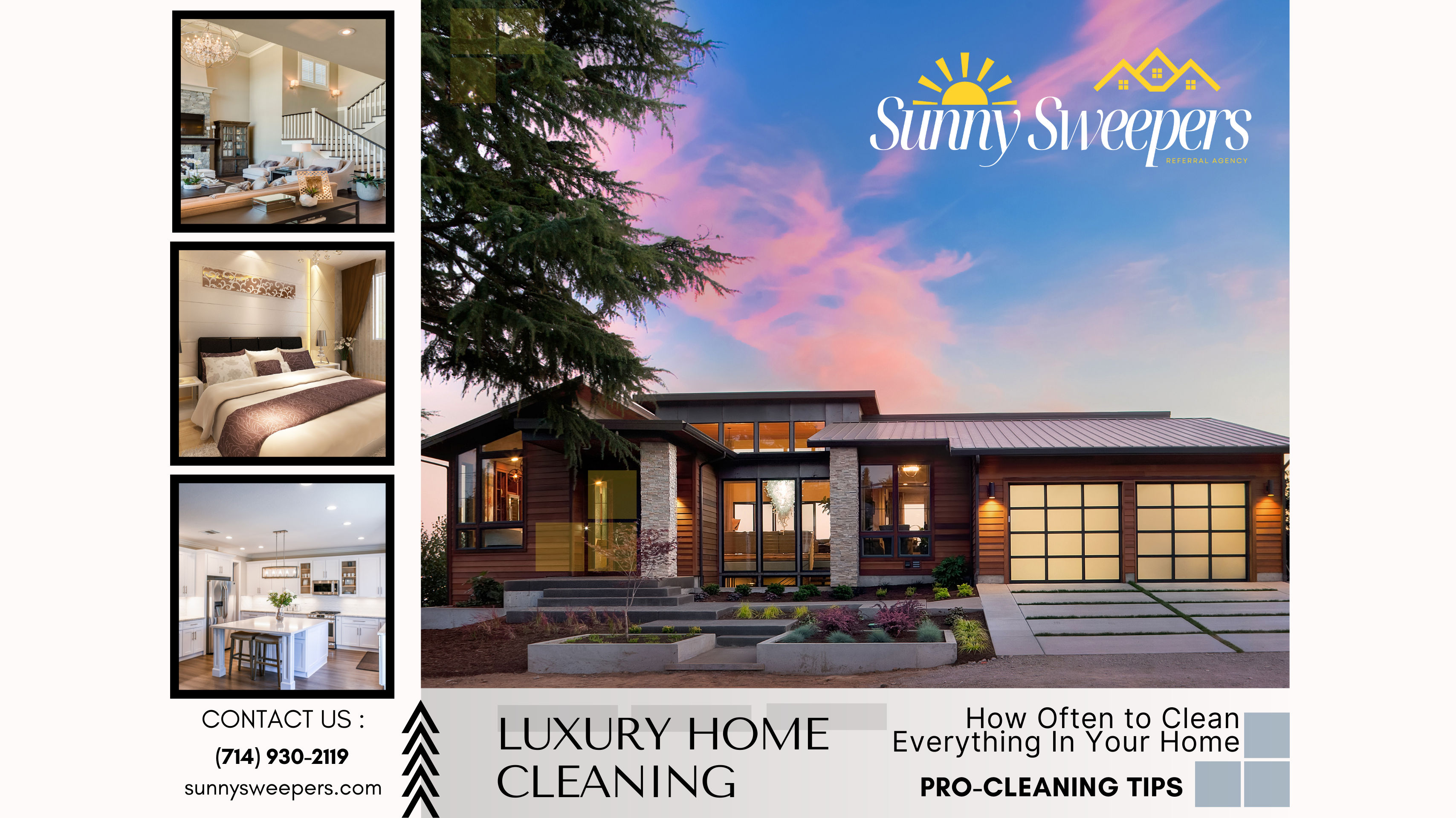 Ultimate Pro-Cleaning Schedule for Your Home | Sunny Sweepers
