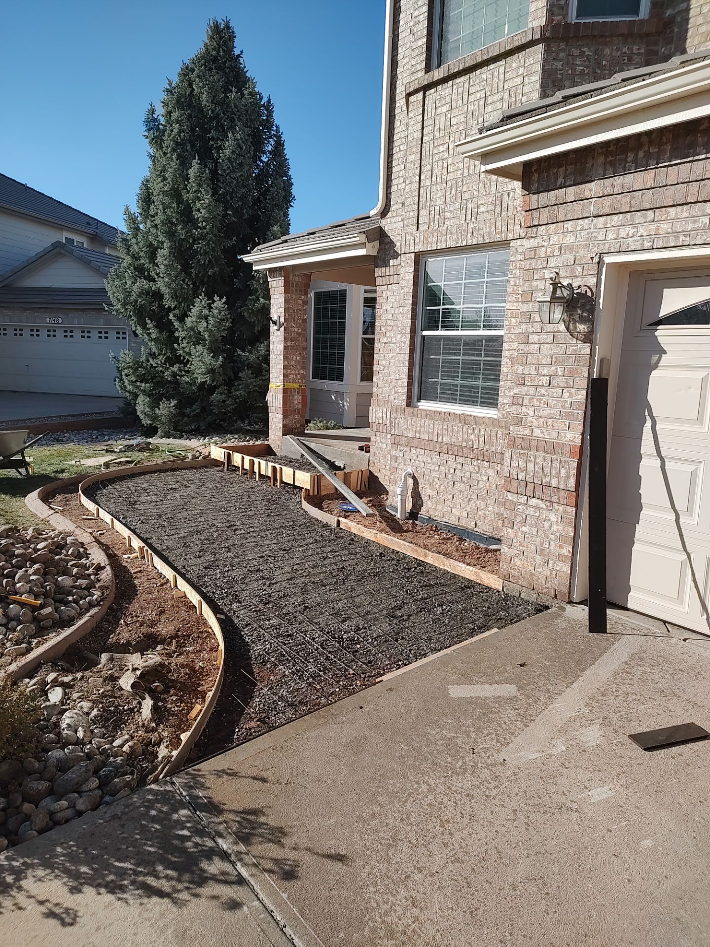 Sidwalk and Front Path Upgrade | D&G Contracting / David & Goliath ...