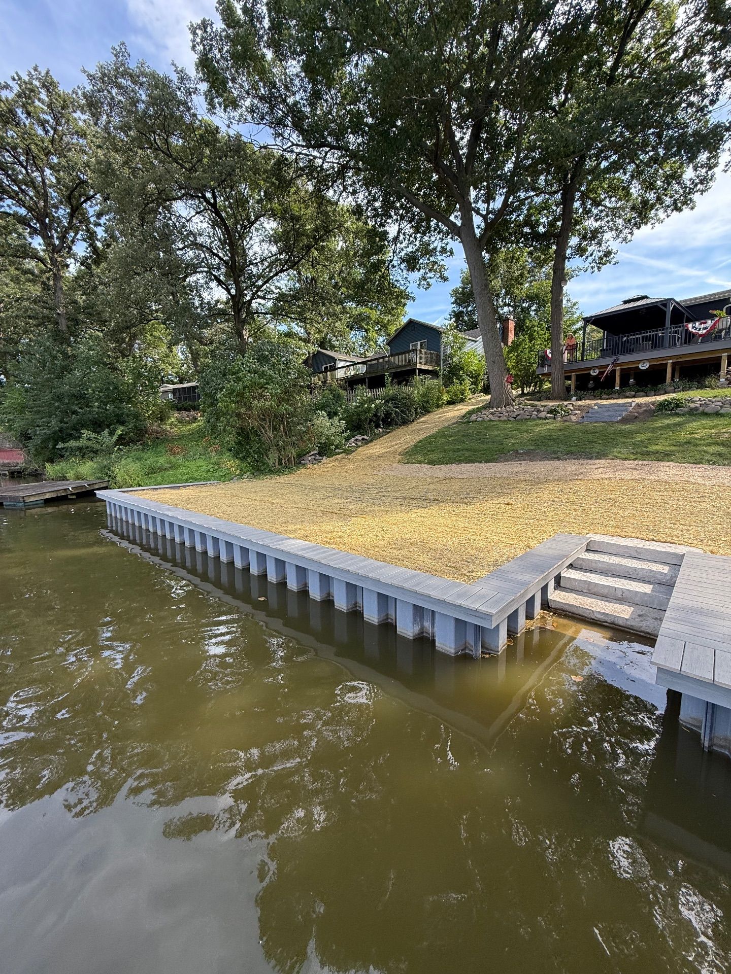 Stunning Vinyl Seawall and Steps for Serenity | Lakefront Solutions LLC