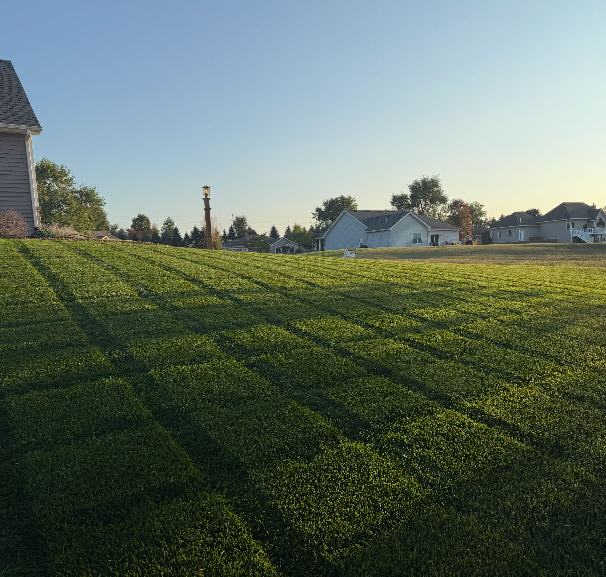 Lawn Transformation with Expert Fertilization | R Landscaping LLC
