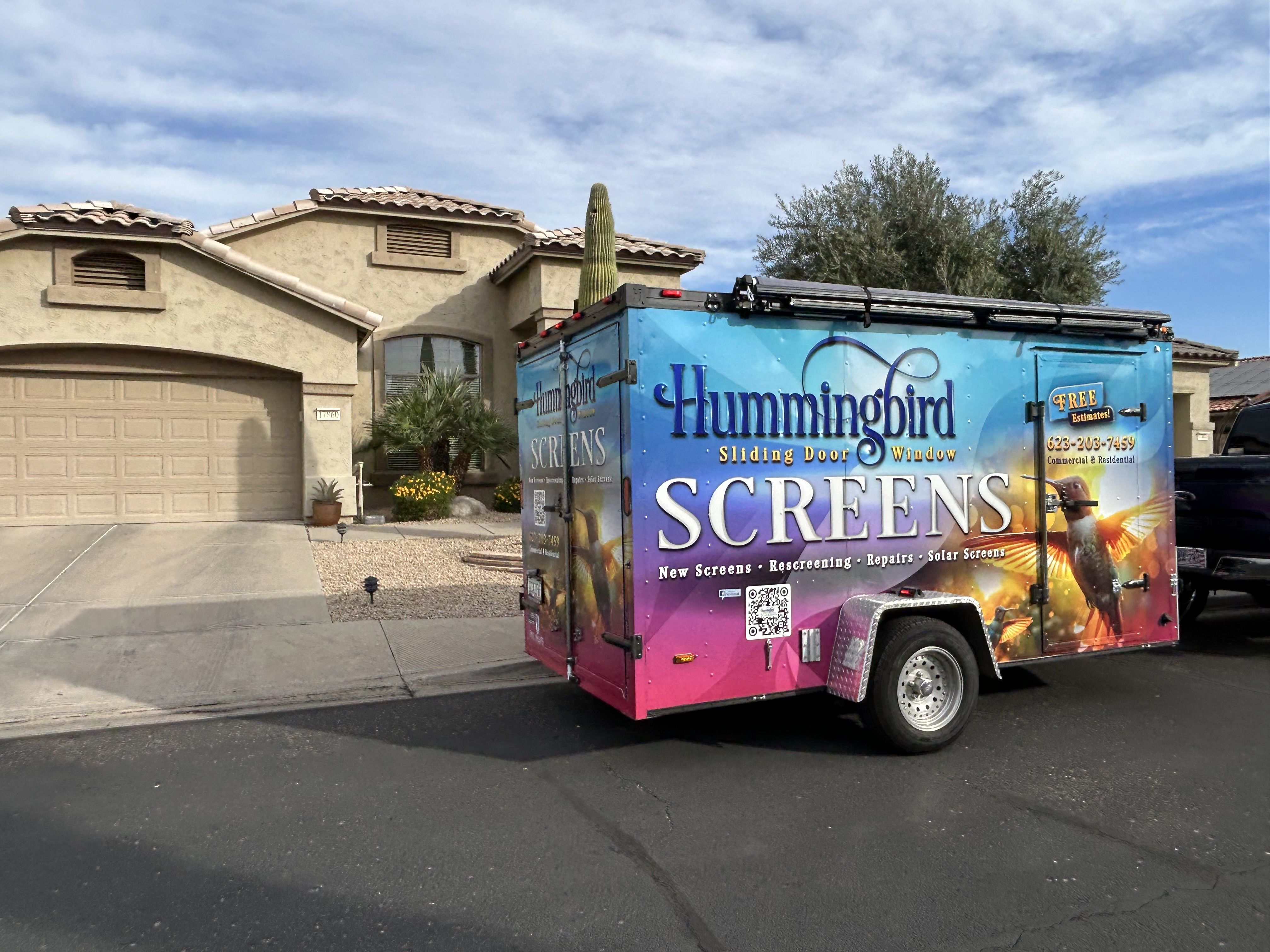 Window Rescreening at Arizona Traditions | Hummingbird Screens, LLC