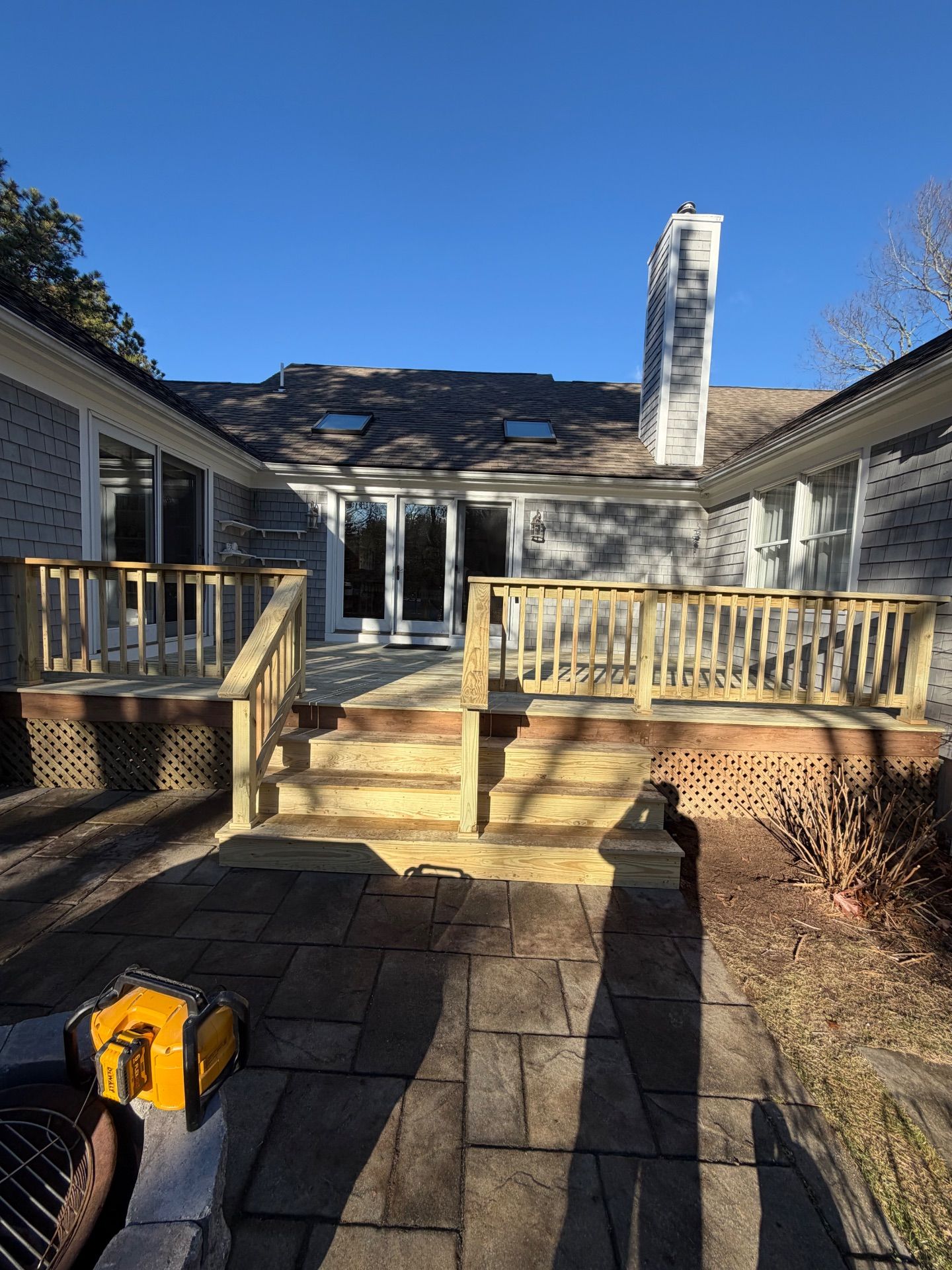 Mashpee Deck Upgrade with Seamless Design | Cape Cod Carpentry Guild Inc.