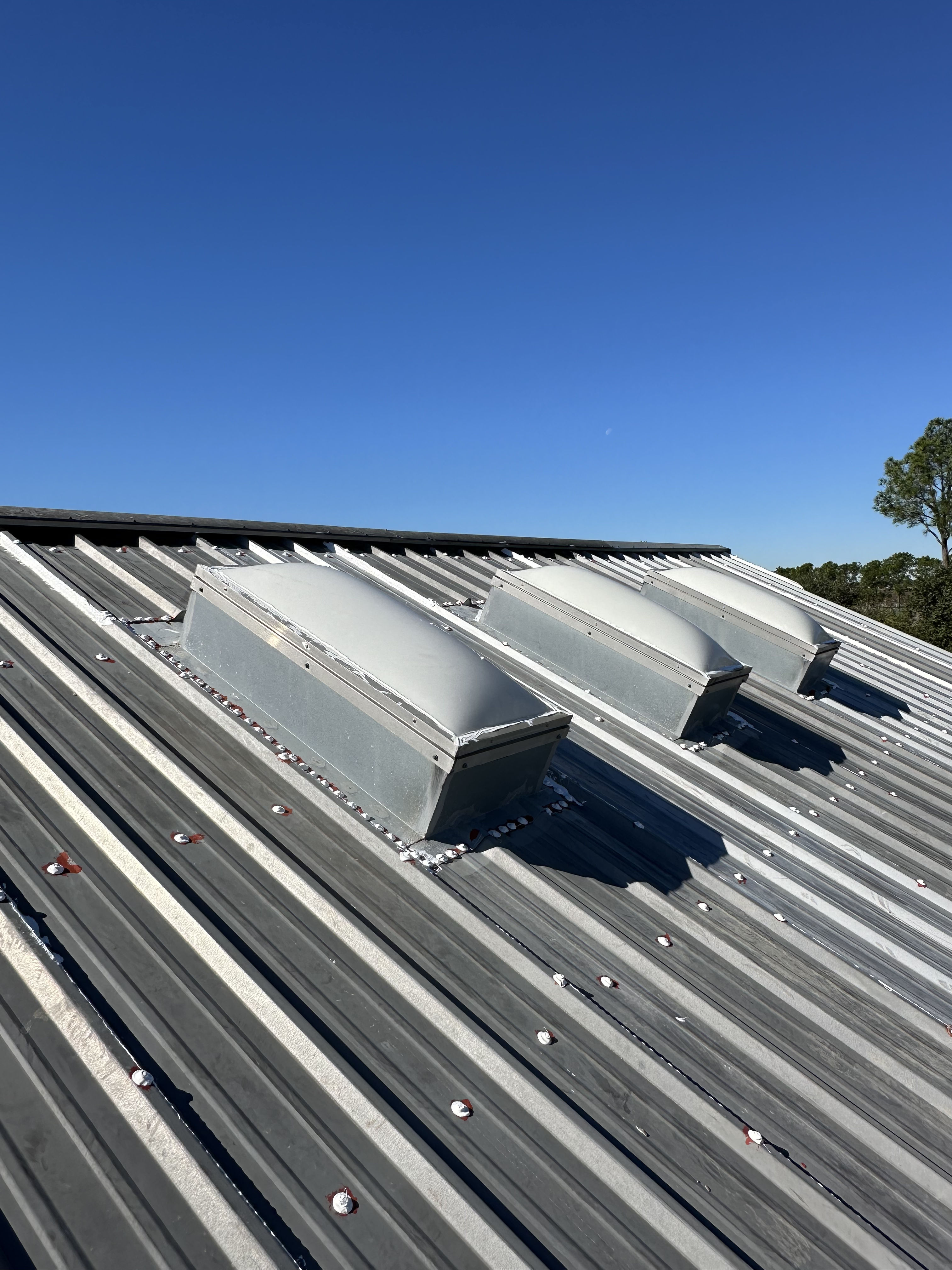 Metal Roof Maintenance with Seam Sealing and Skylight Care | Ducks Back ...
