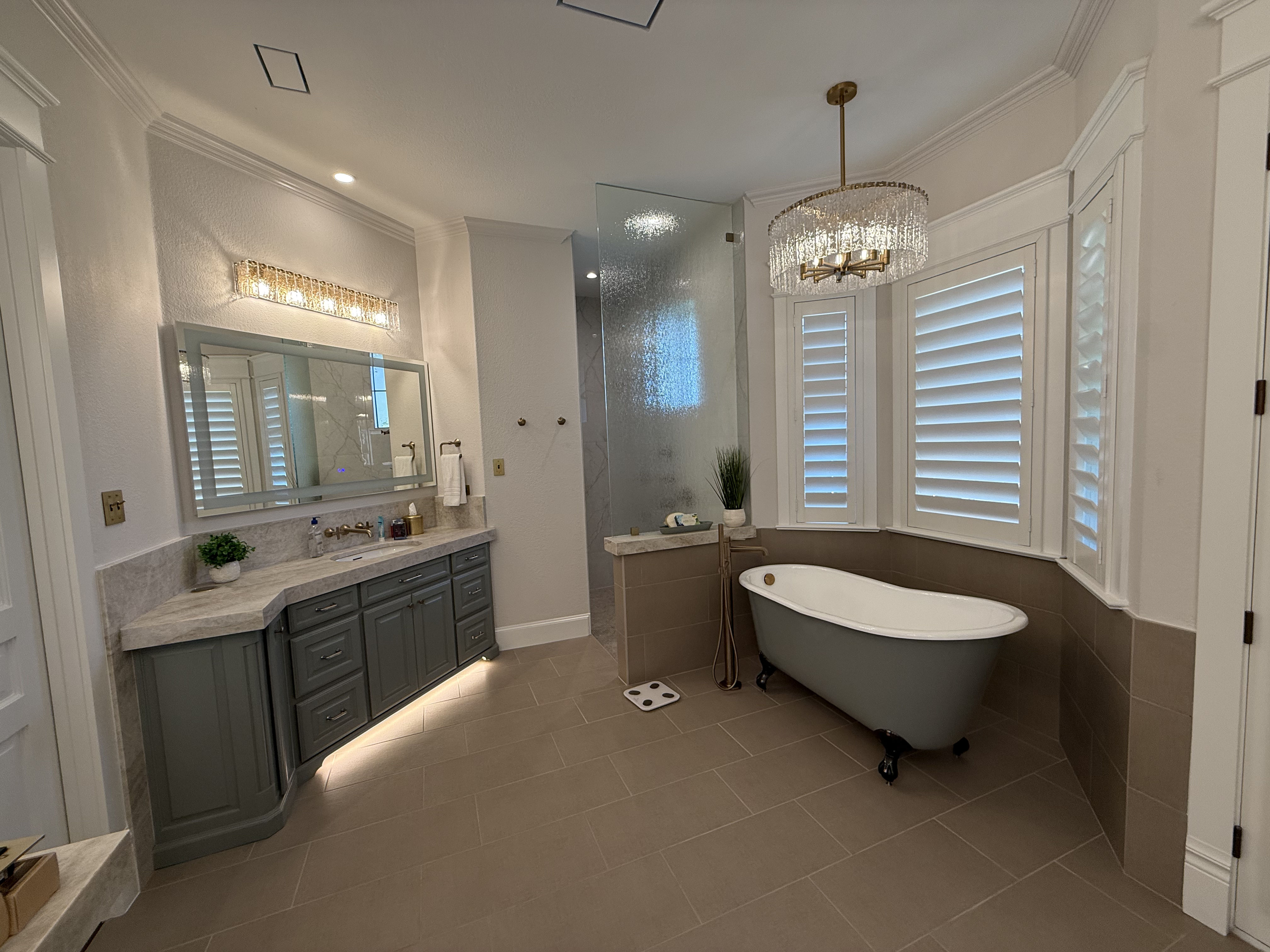 Luxurious Bathroom Remodel in Denton | Design Classics Construction ...
